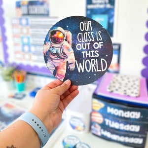 Editable Space Classroom Labels Space Theme Classroom Decor Classroom ...