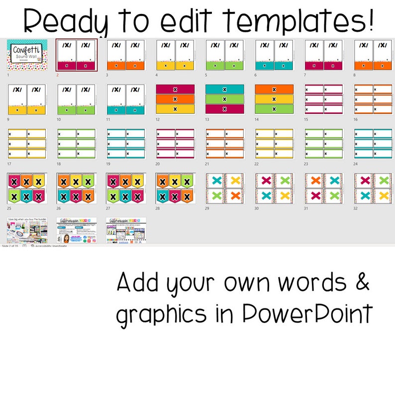 Sound Wall Classroom Posters Rainbow Confetti Classroom Decor Phonics ...