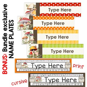 Mushroom Classroom Decor Bundle | Classroom Decorations | Retro ...