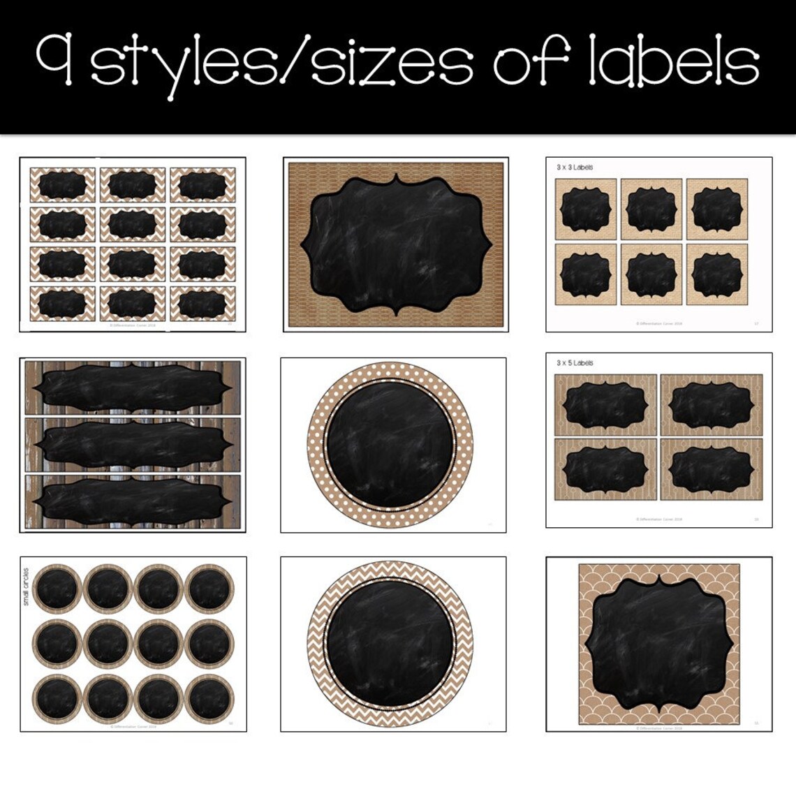 Editable Farmhouse Neutral Classroom Labels Neutral Farmhouse Classroom ...