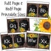 Alphabet Posters for the Classroom Sunflower Farmhouse Classroom Decor ...