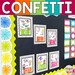 Confetti Rainbow Phonics Posters Vowel Valley Sound Wall Science of ...