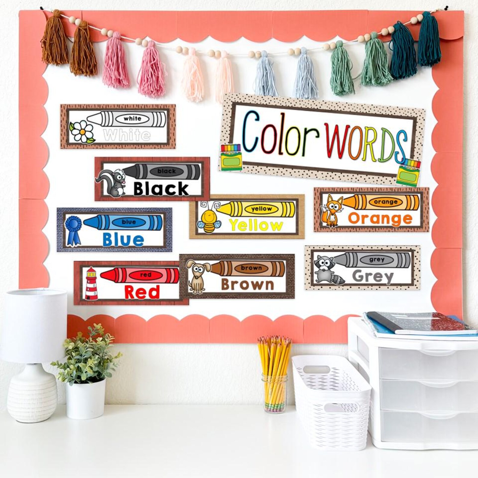 PRINTABLE Color Posters Pack | Farm Classroom Decor | Farmhouse Colors ...