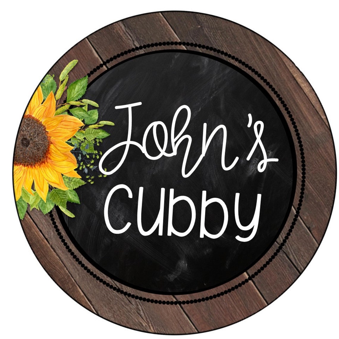 Editable Classroom Labels Sunflower Farmhouse Classroom Decor - Etsy