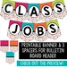Editable Classroom Jobs Chart Template | Confetti Rainbow Classroom ...