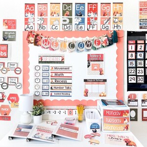 Alphabet Posters for the Classroom Chicken Farmhouse Classroom Decor ...