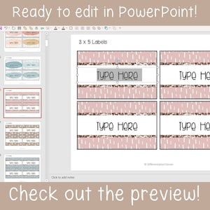 Editable Boho Classroom Labels Neutral Boho Classroom Decor Neutral ...