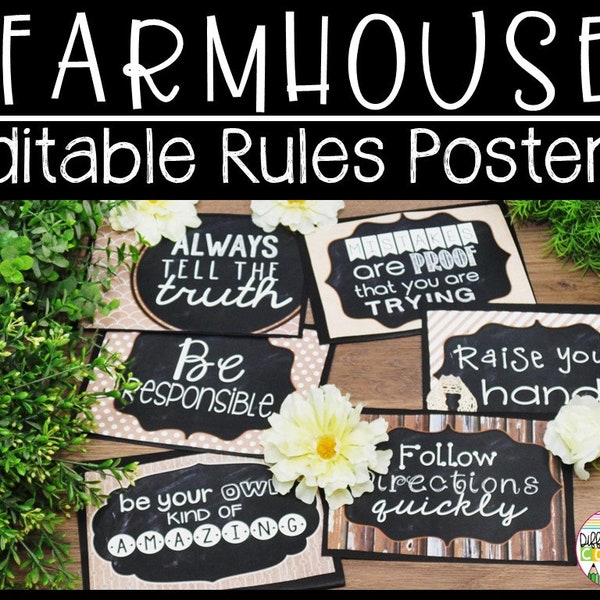 Classroom Rules - Etsy