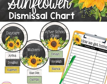 Bright How We Go Home Dismissal Chart Template How We Go Home Bulletin ...