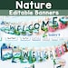 Classroom Hand Signal Posters, Nature Classroom Decor, Editable Hand ...