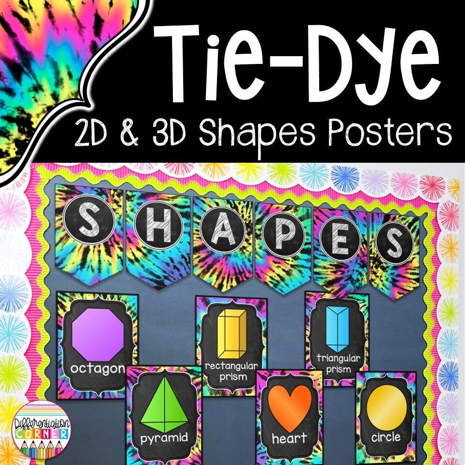 PRINTABLE Shape Posters and Charts Neutral Boho Classroom - Etsy
