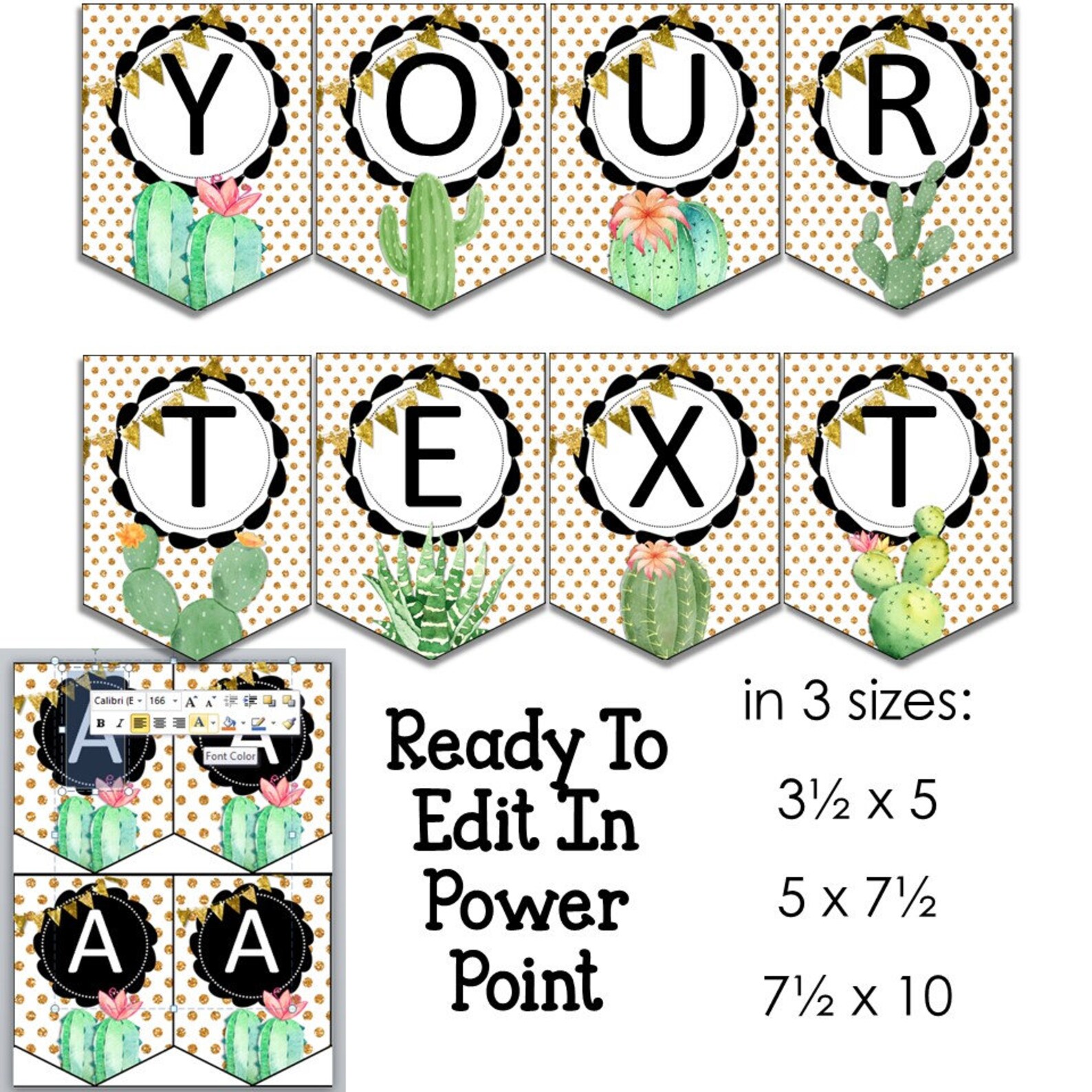 Editable Bunting Bulletin Board Welcome Banner Letters - Etsy