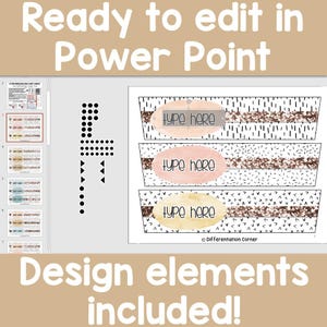 10 Drawer Cart Labels Editable Neutral Boho Classroom Decor Neutral ...