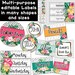 Modern Tropical Classroom Decor Bundle | Classroom Bulletin Board ...