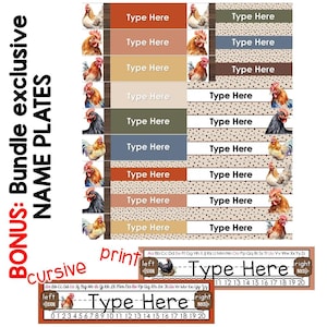 Chicken Farm Classroom Decor Bundle Chicken Classroom Theme Farm Theme ...