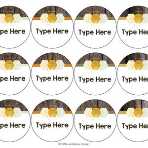 Editable Bee Classroom Labels Bee Themed Classroom Decor Classroom ...