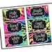 Tie Dye Teacher Tool Box Labels, Groovy Hippie Classroom Decor Teacher ...