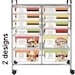 10 Drawer Rolling Cart Labels Editable Mushroom Retro Classroom Decor ...