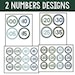 Nature Clock Label Numbers in 5 Minute Intervals | Nature Classroom ...