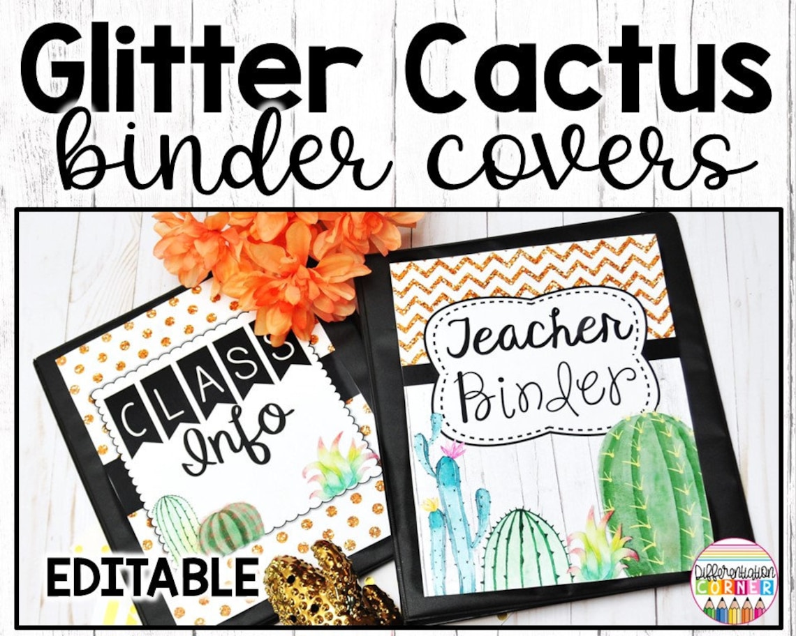 Editable Binder Covers and Spines Neutral Boho Classroom Decor ...