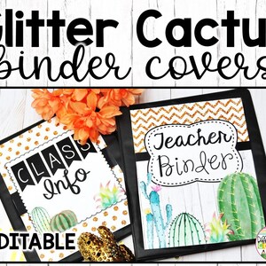 Editable Binder Covers and Spines Black and White Classroom Decor Black ...