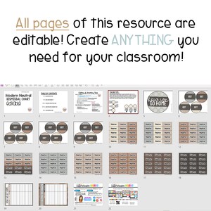 Neutral How We Go Home Dismissal Chart Template | Neutral Boho ...