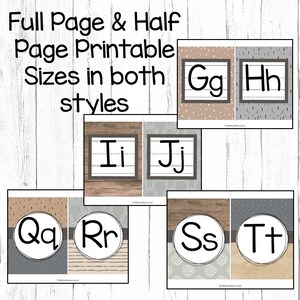 Alphabet Posters for the Classroom | Neutral Boho Classroom Decor ...