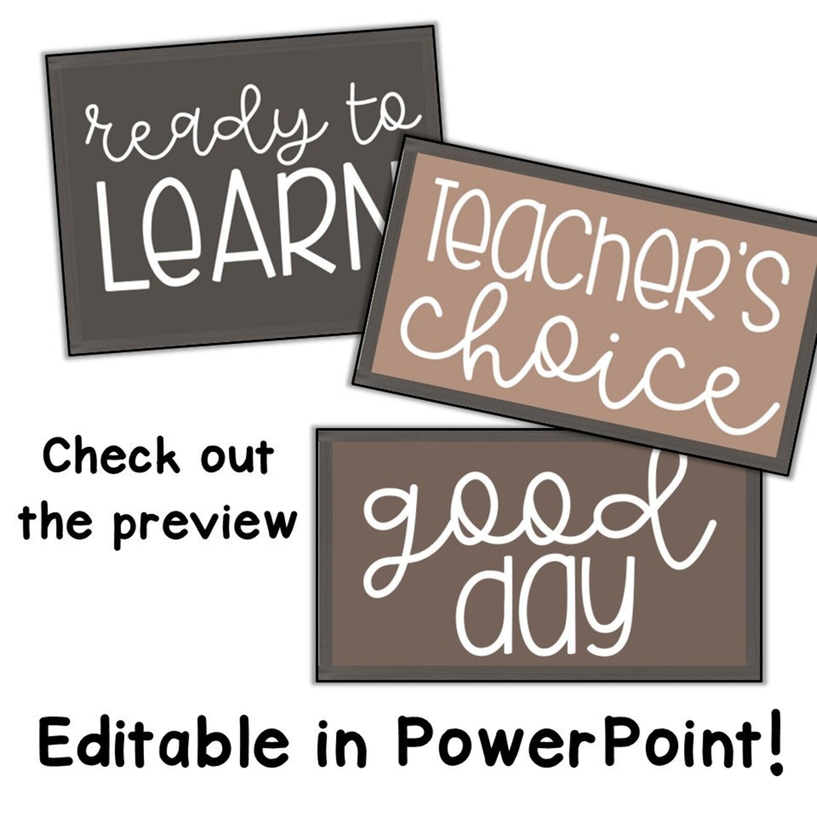 Printable Behavior Clip Chart, Neutral Classroom Decor, Editable ...