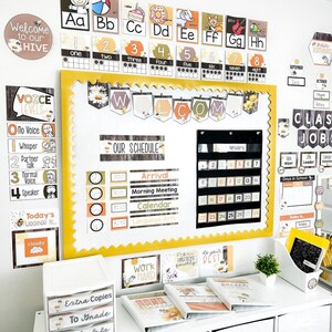 Honey Bee Themed Classroom Decor Bundle Classroom Bulletin Board ...