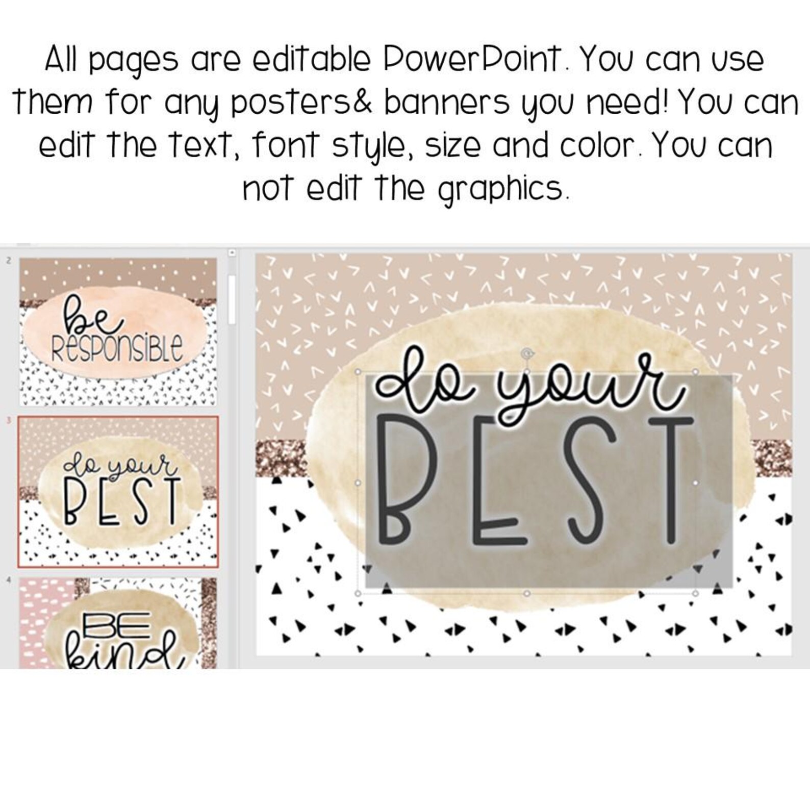 Editable Boho Classroom Rules Posters Printable Neutral Boho Classroom ...