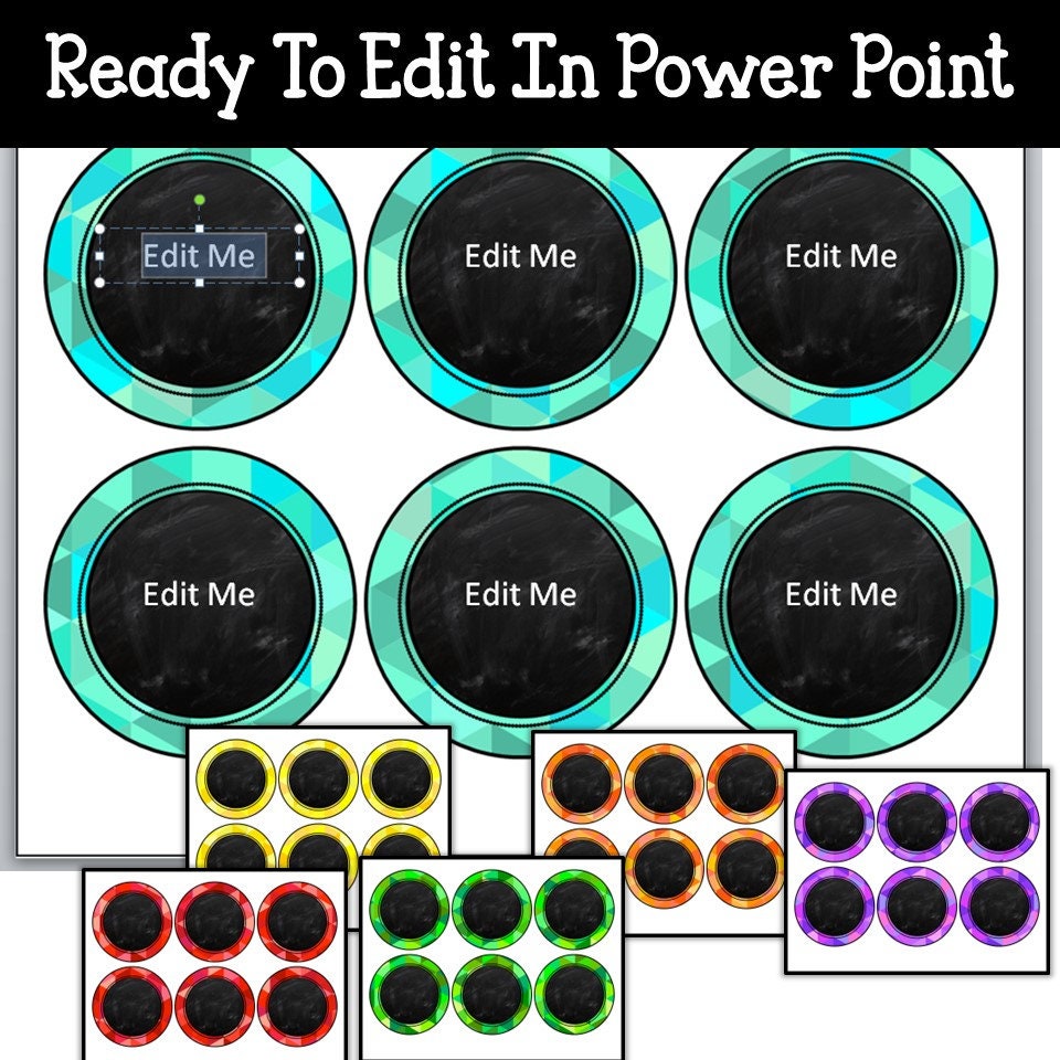 Editable Classroom Jobs Chart Template | Rainbow Classroom Decor ...