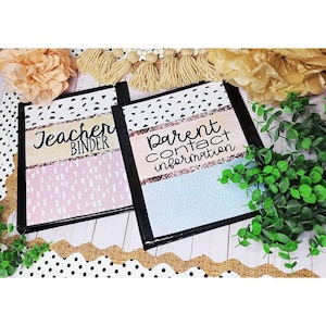 Editable Binder Covers and Spines | Neutral Boho Classroom Decor ...