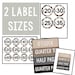 Cow Print Farmhouse Clock Label Numbers in 5 Minute Intervals ...