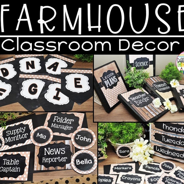 Modern Farmhouse Decor - Etsy