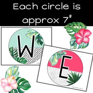 PRINTABLE Welcome Banner | Tropical Classroom Decor | Tropical Welcome ...