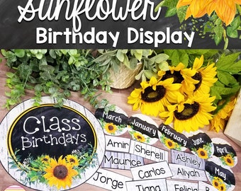 Birthday Display Classroom Decor - Etsy