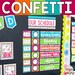 Editable Daily Schedule Cards Confetti Rainbow Classroom Decor ...