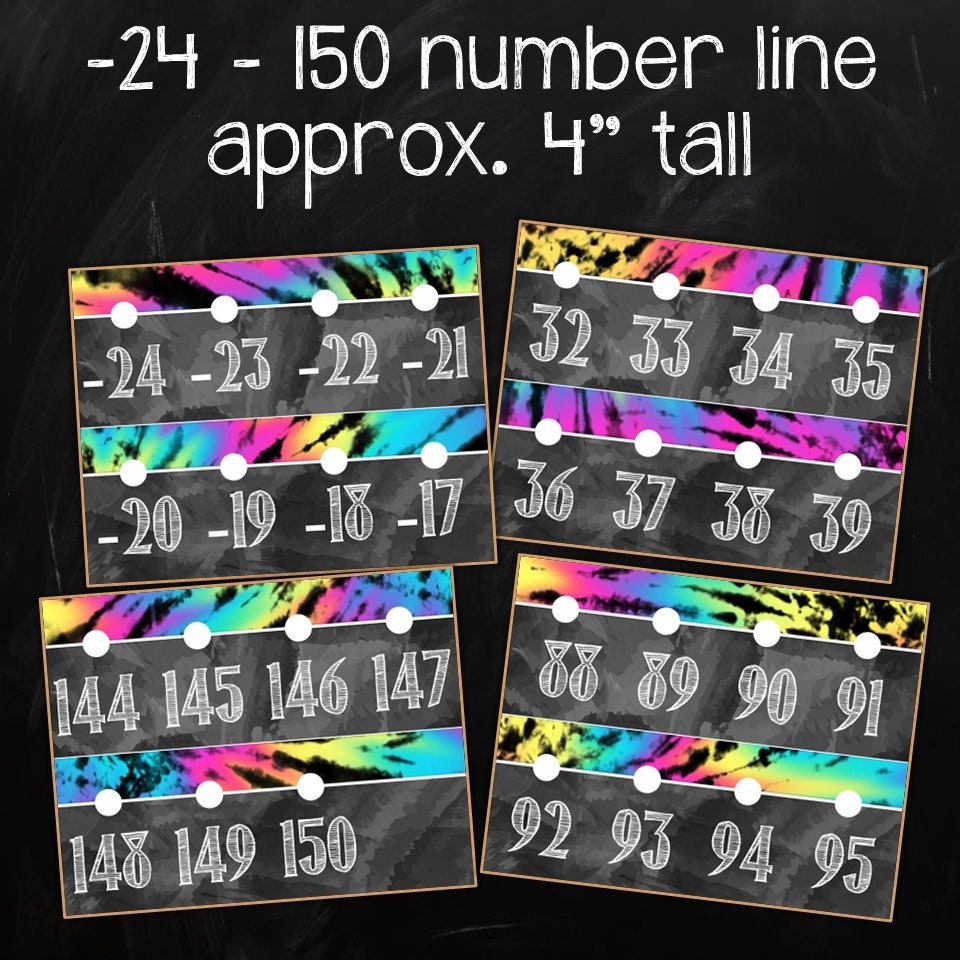 Number Posters 0-30 Number Line With Negative Numbers Neutral Boho ...