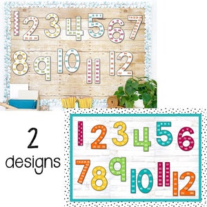 Multiplication Posters Confetti Rainbow Classroom Decor | Printable ...