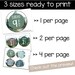 PRINTABLE Nature Table Numbers Nature Classroom Decor Classroom Table ...
