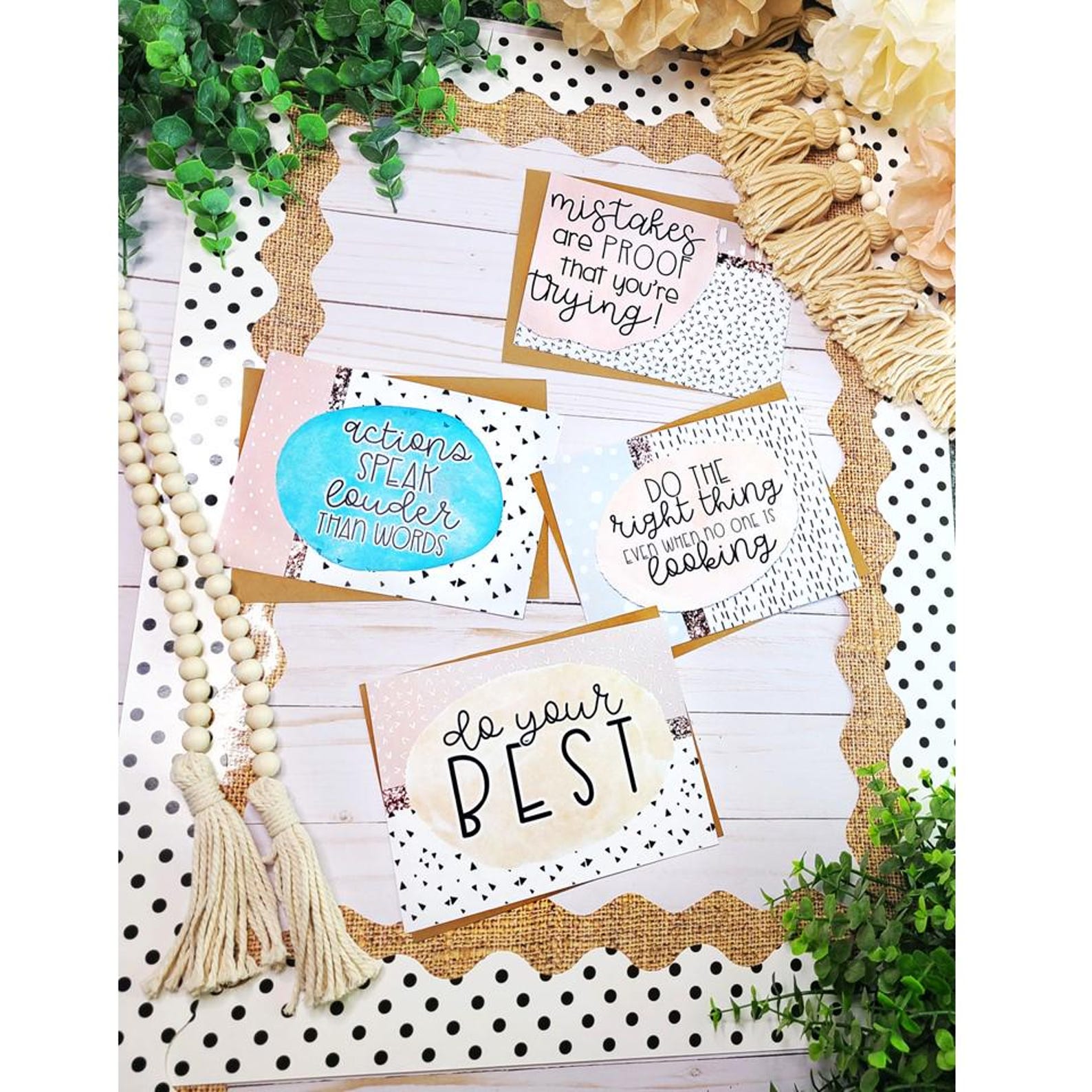 Editable Boho Classroom Rules Posters Printable Neutral Boho Classroom ...