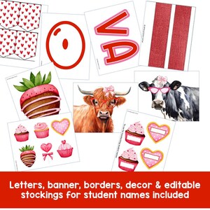 Valentine's Day Bulletin Board Kit | February Bulletin Board CUTE ...