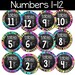 PRINTABLE Table Numbers | Tie Dye Retro Classroom Decor | Classroom ...