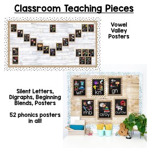 Farmhouse Neutral Classroom Decor Bundle | Classroom Bulletin Board ...