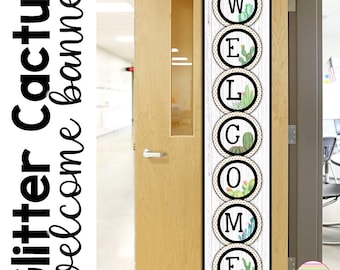 Classroom Welcome Banner, Classroom Decor, Printable, Succulent - Etsy