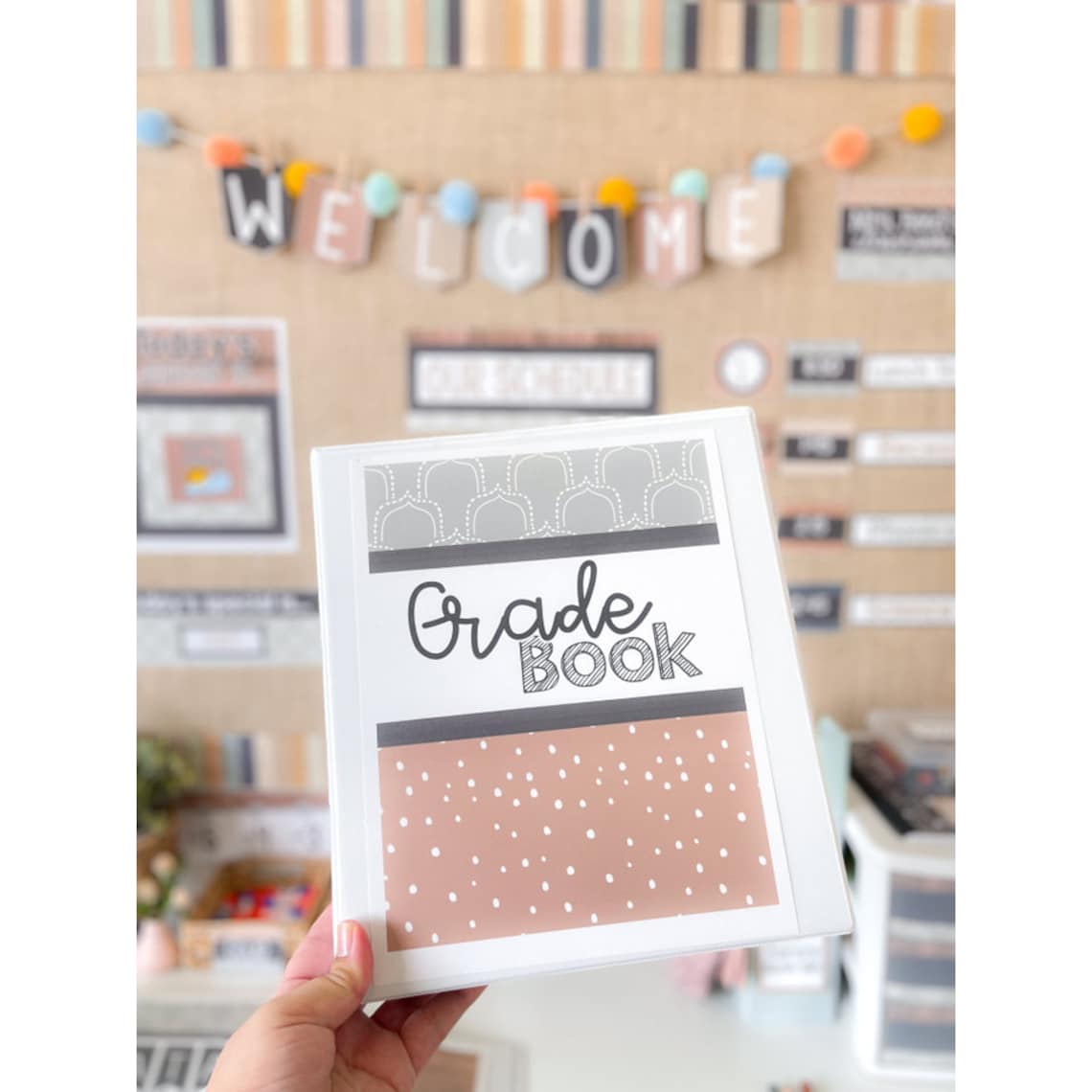 Editable Binder Covers and Spines | Neutral Boho Classroom Decor ...
