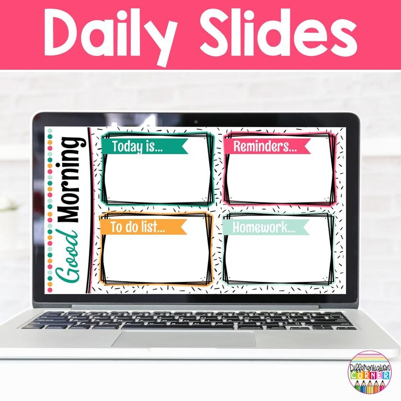 Daily Slides Classroom Daily Slides for Teachers With TIMERS Google ...