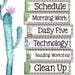 Editable Cactus Succulent Daily Schedule Cards Plant Classroom Decor ...