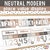 Printable Behavior Clip Chart, Neutral Boho Classroom Decor, Editable ...