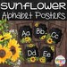 Alphabet Posters for the Classroom Sunflower Farmhouse Classroom Decor ...